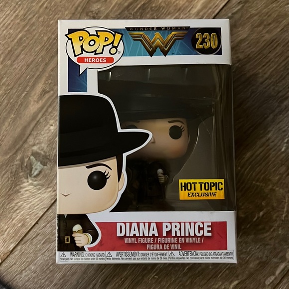 Funko | Other | Funko Pop Heroes Wonder Woman Diana Prince 23 Hot Topic ...
